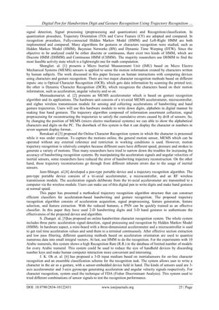 Digital Pen for Handwritten Digit and Gesture Recognition Using Trajectory Recognition Algorithm ...