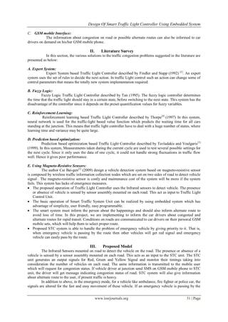Design of Smart Traffic Light Controller Using Embedded System | PDF