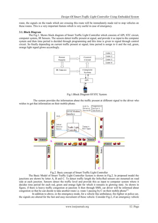 Design of Smart Traffic Light Controller Using Embedded System | PDF