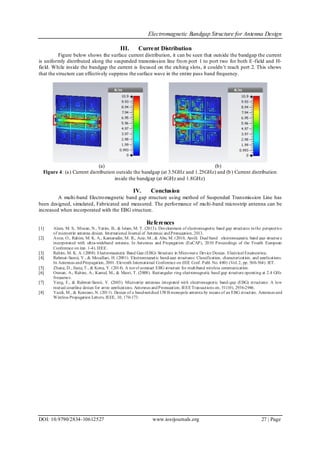 Electromagnetic Bandgap Structure for Antenna Design | PDF