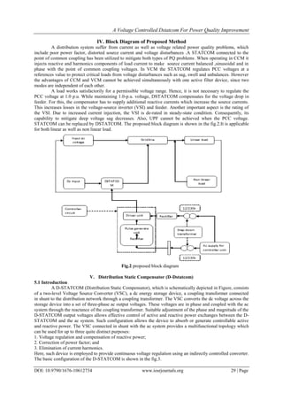 A Voltage Controlled Dstatcom for Power Quality Improvement | PDF