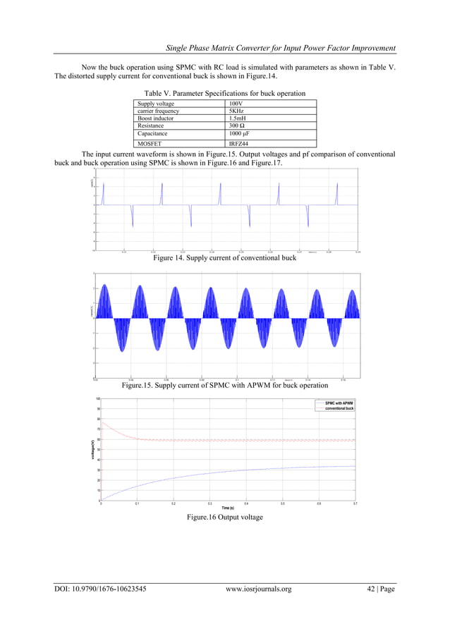 Single Phase Matrix Converter for Input Power Factor Improvement | PDF