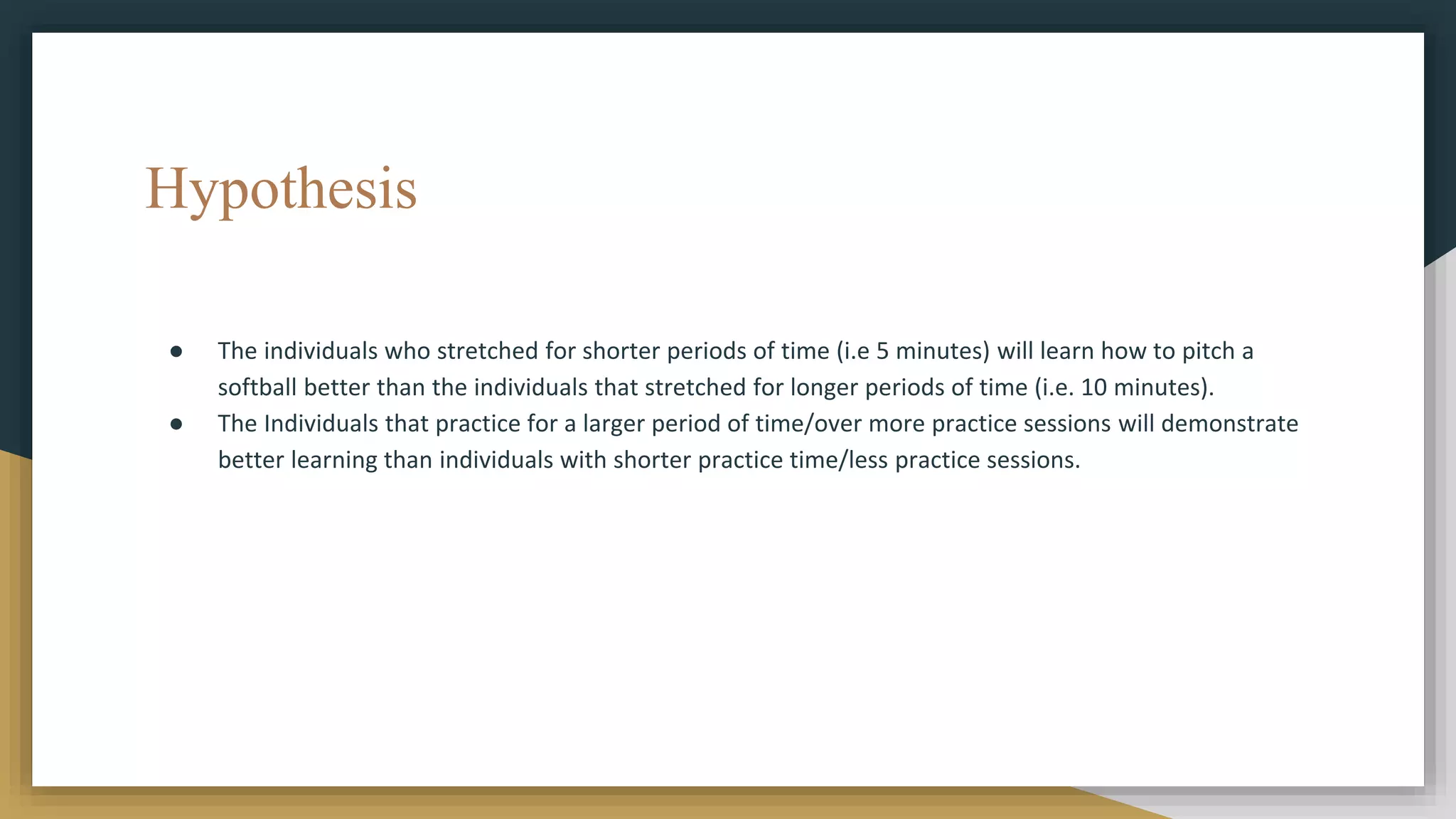 Motor Learning - Softball Pitching Presentation | PPTX