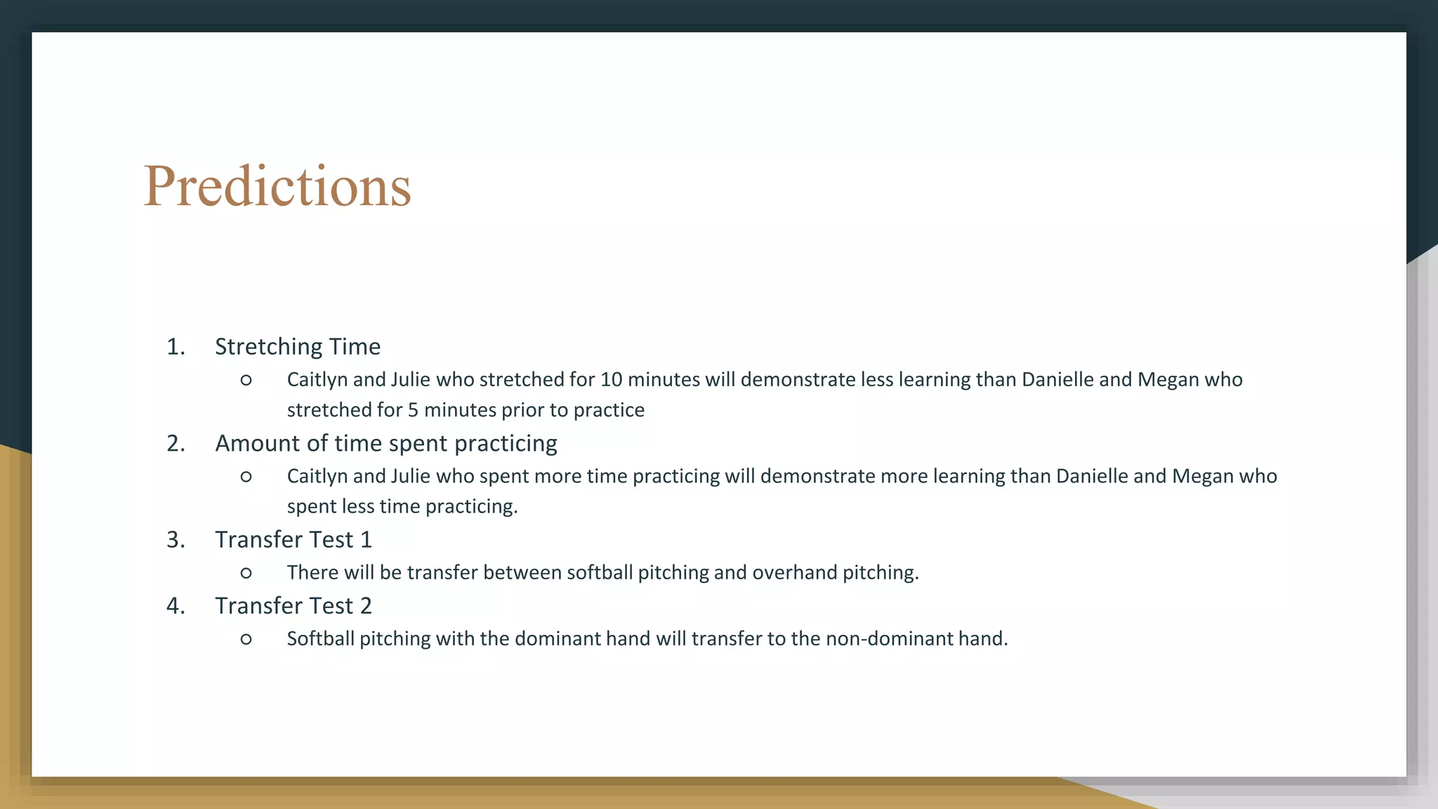 Motor Learning - Softball Pitching Presentation | PPTX