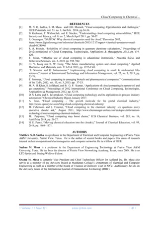 Cloud Computing in Chemical Industry | PDF