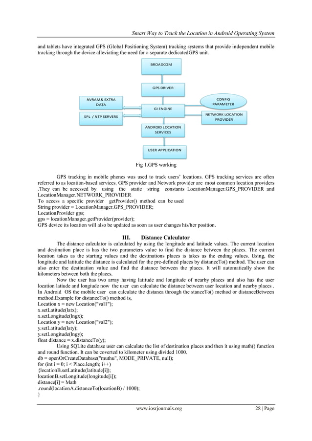Smart Way to Track the Location in Android Operating System | PDF