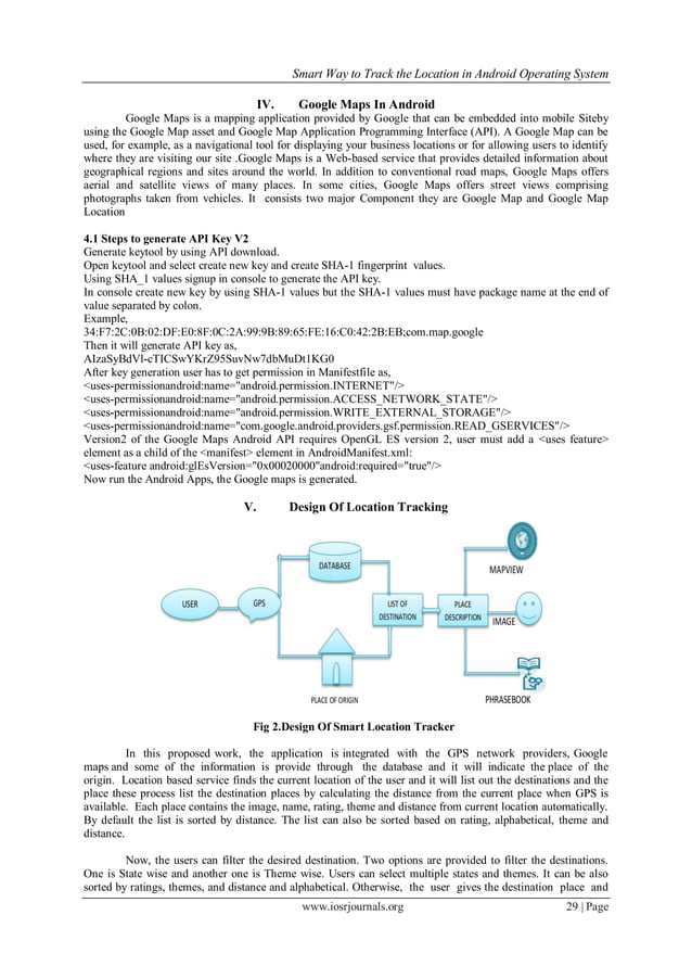 Smart Way to Track the Location in Android Operating System | PDF