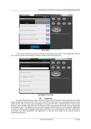 Smart Way to Track the Location in Android Operating System | PDF