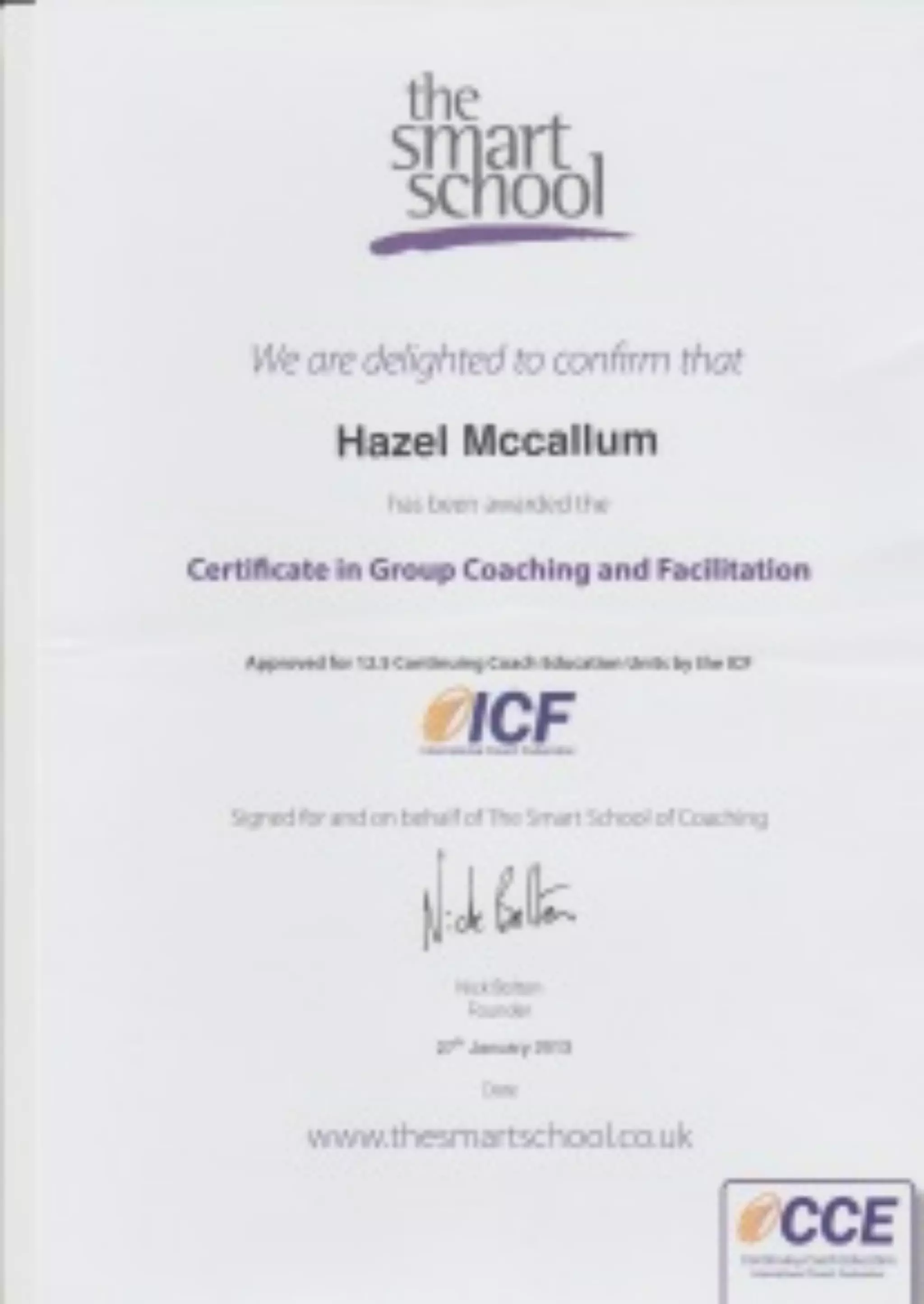 Group Coachng Certificate | PDF