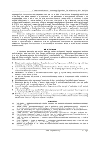 Comparison Between Clustering Algorithms for Microarray Data Analysis | PDF