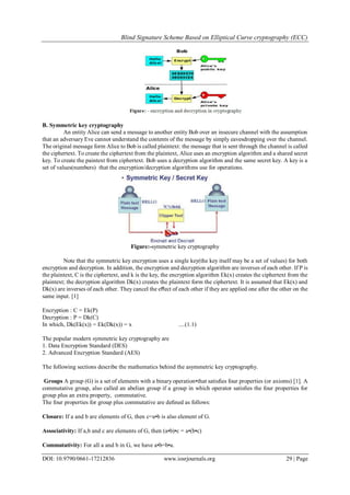Blind Signature Scheme Based On Elliptical Curve Cryptography (ECC) | PDF