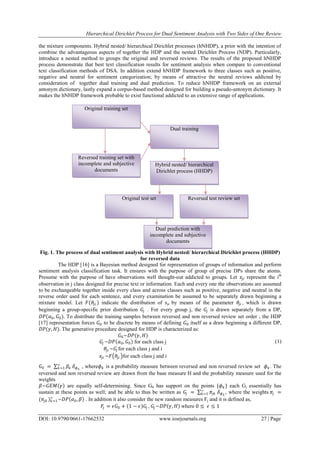 Hierarchical Dirichlet Process for Dual Sentiment Analysis with Two Sides of One Review | PDF