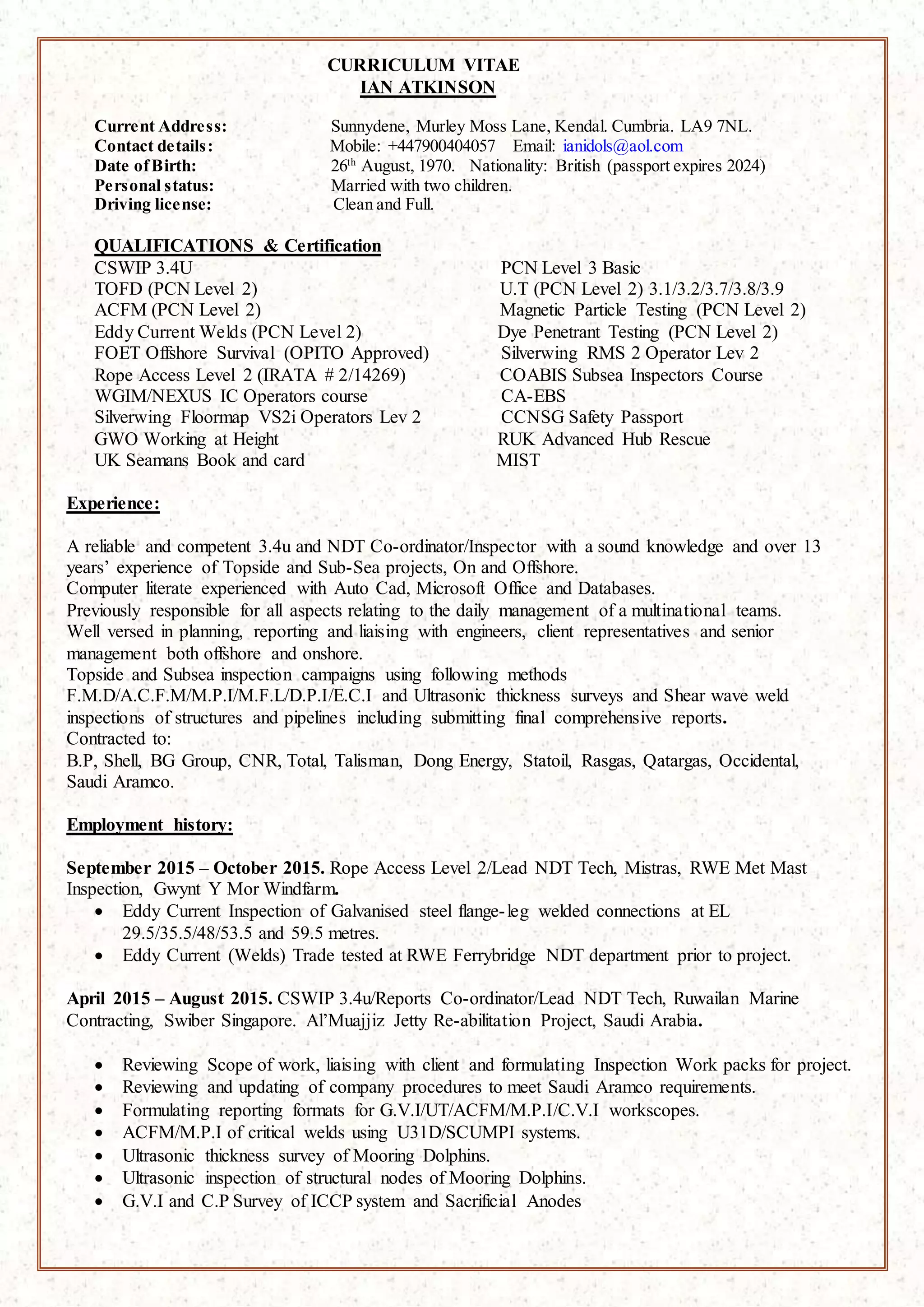 Ian_Atkinson_CV_201415a | PDF