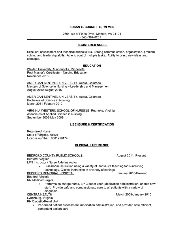 Resume (3) | DOC | Professional School | Postgraduate Education