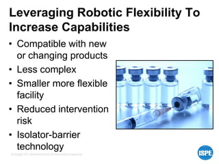 Isolator-Barrier Integrated Robotics | PPTX | Pharmaceutical Industry ...
