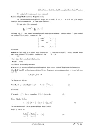 International Journal of Mathematics and Statistics Invention (IJMSI ...