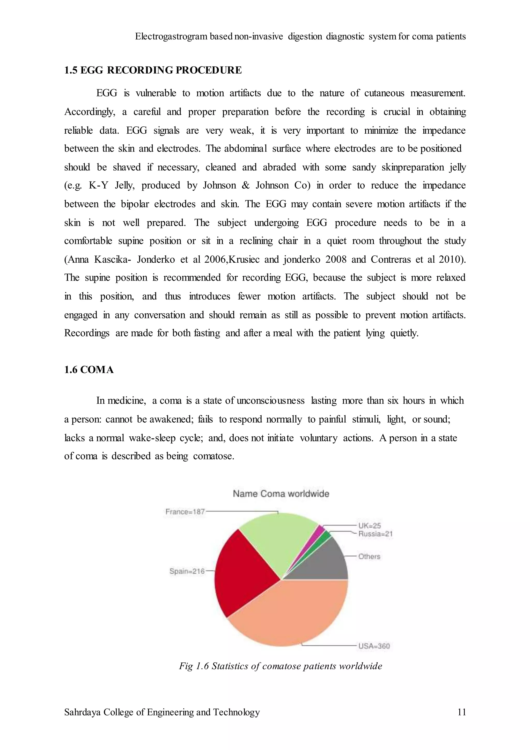 Electrogastrogram based digestion detection system for coma patients | DOCX