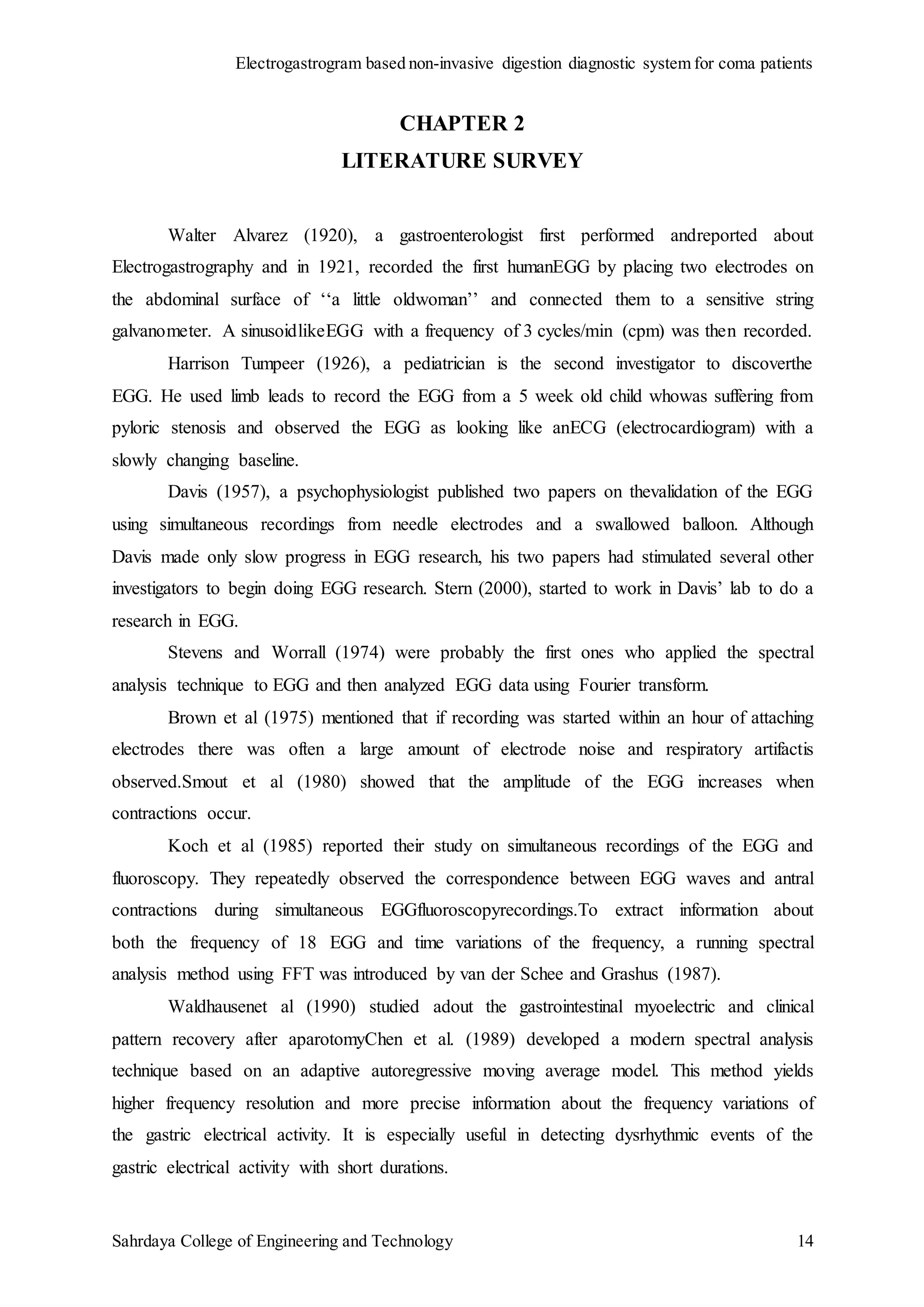 Electrogastrogram based digestion detection system for coma patients | DOCX