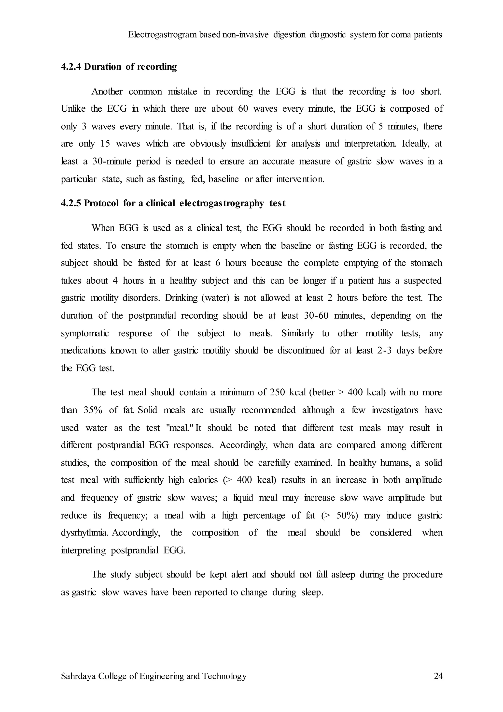 Electrogastrogram based digestion detection system for coma patients | DOCX