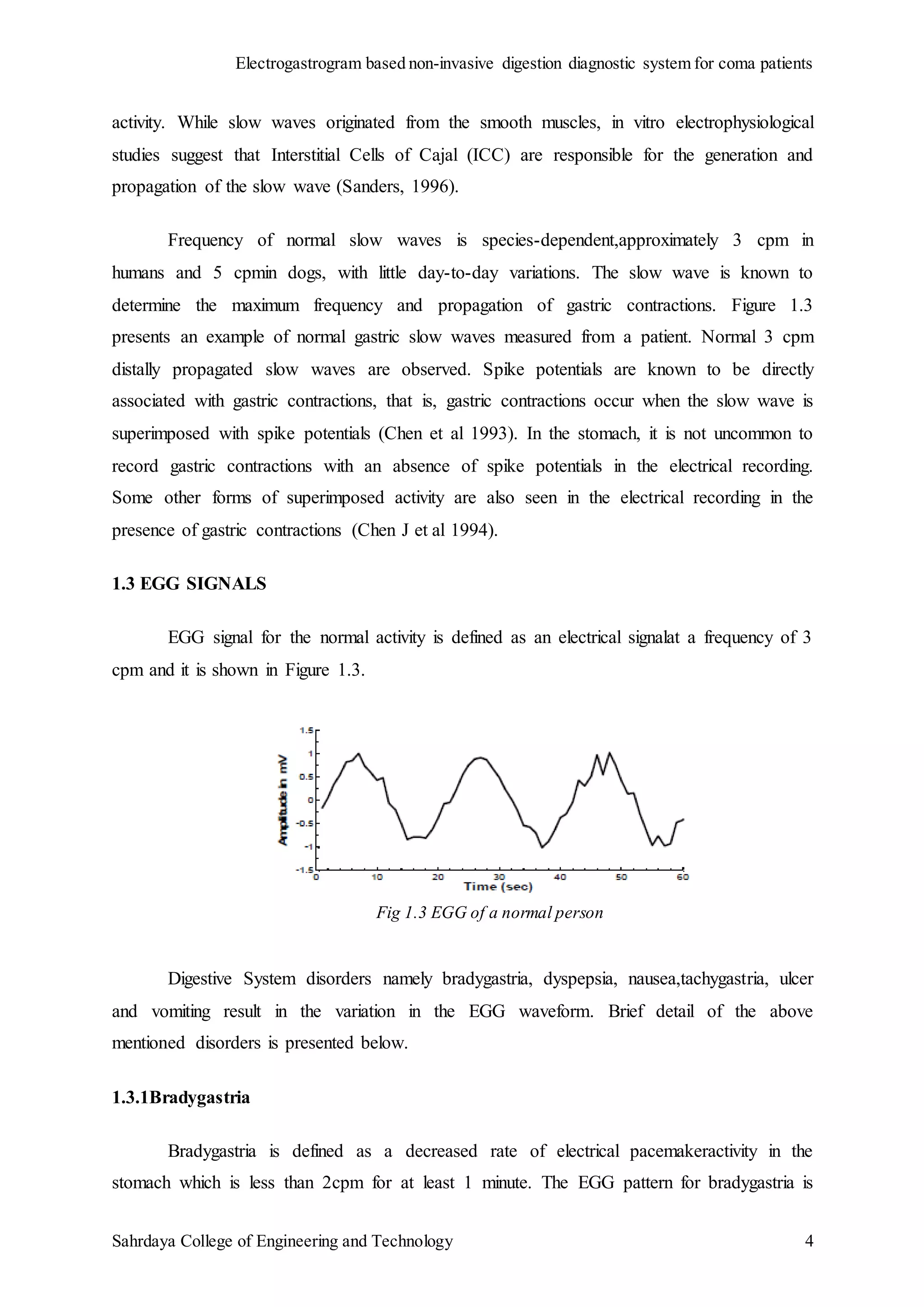 Electrogastrogram based digestion detection system for coma patients | DOCX