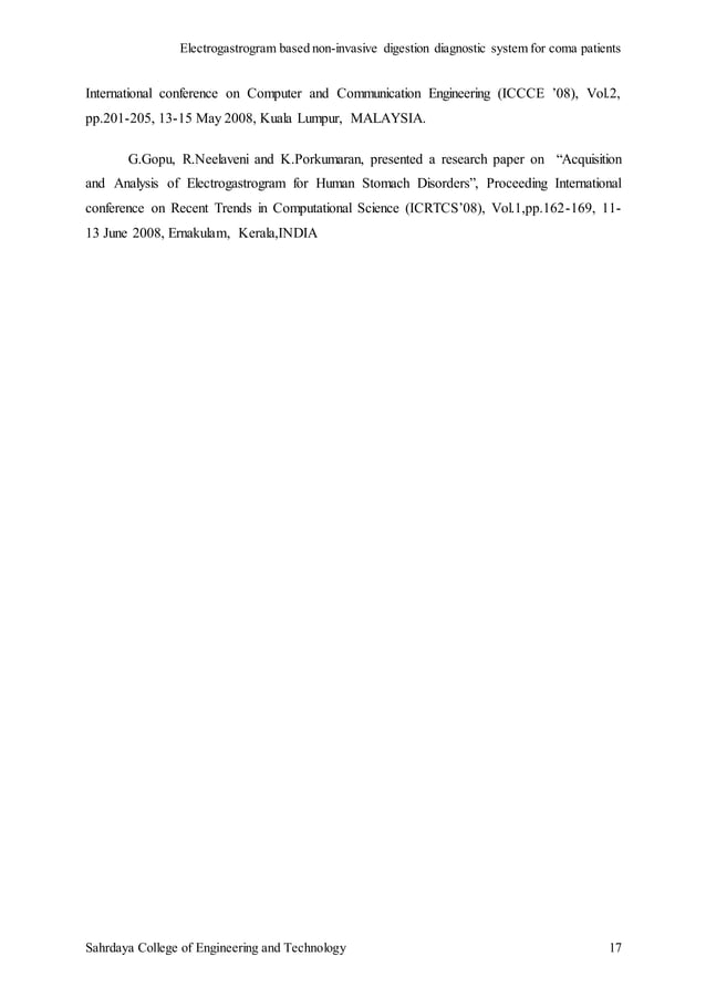 Electrogastrogram based digestion detection system for coma patients | DOCX