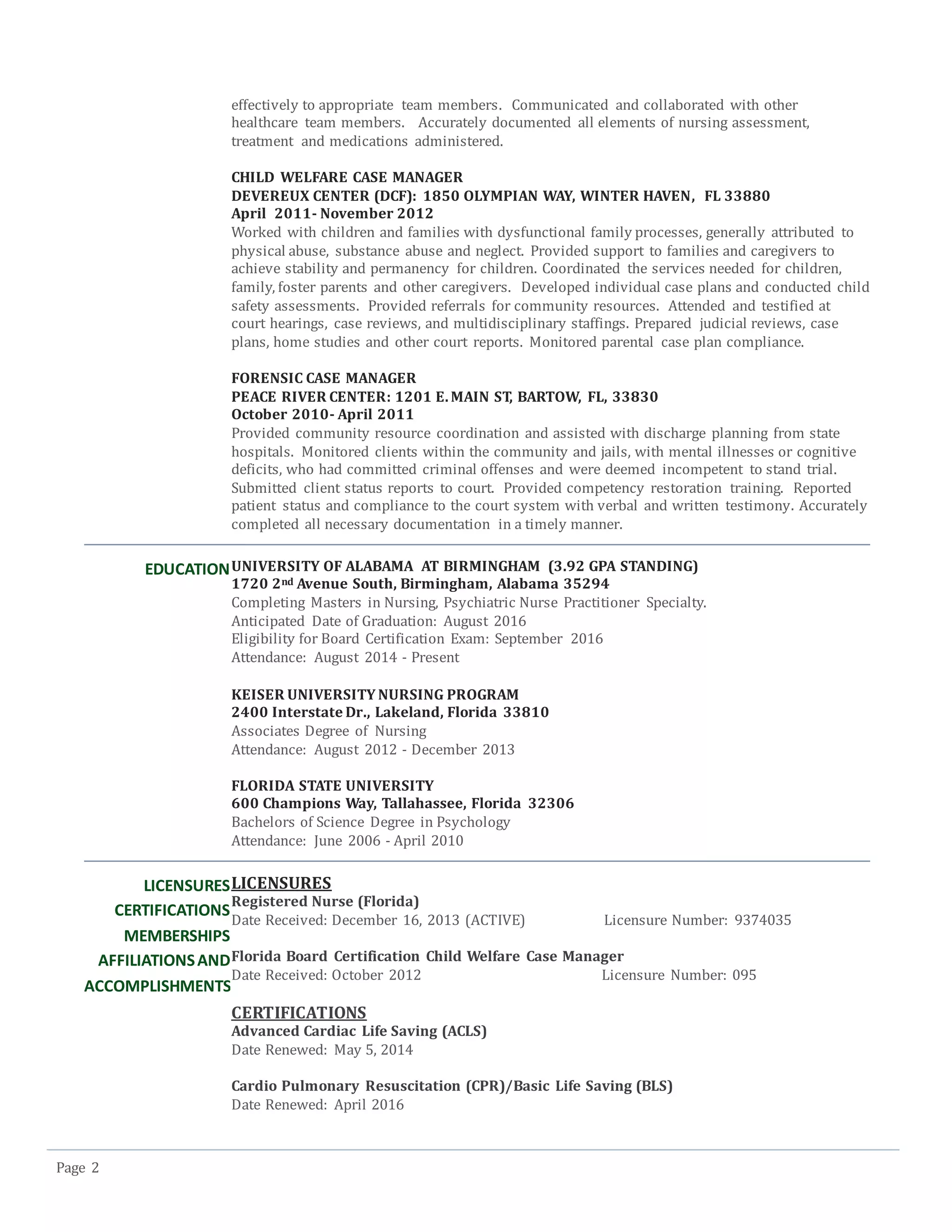 Marcus L. Robinson Resume | DOCX