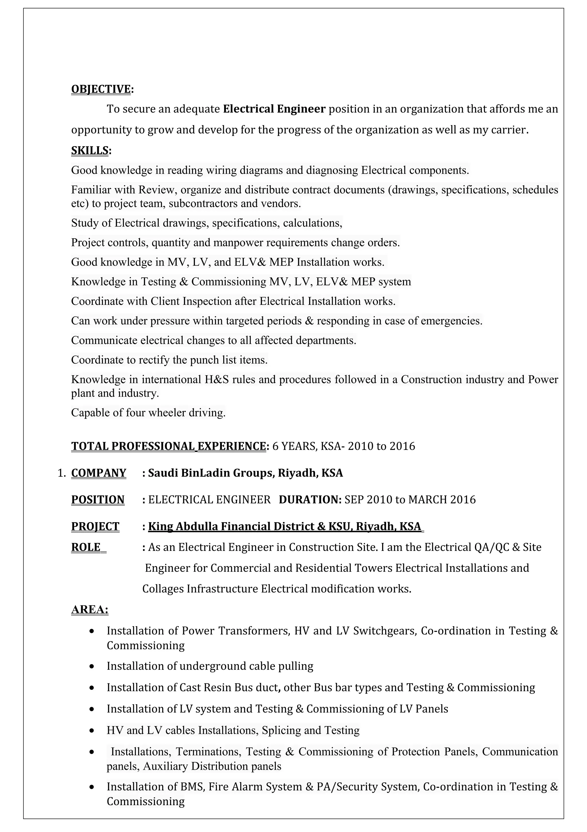 Najim updated CV | DOC