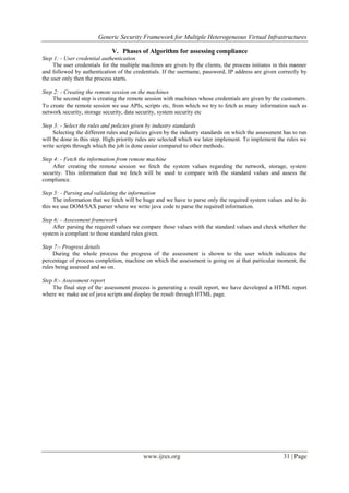 Generic Security Framework for Multiple Heterogeneous Virtual Infrastructures | PDF