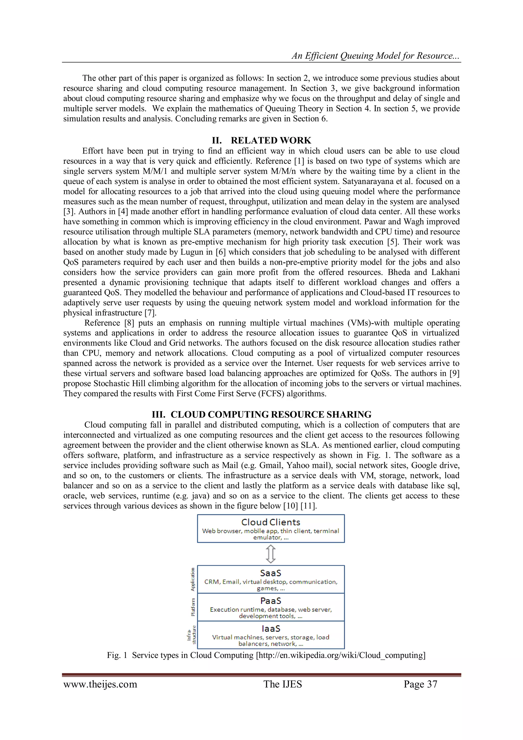 An Efficient Queuing Model for Resource Sharing in Cloud Computing | PDF