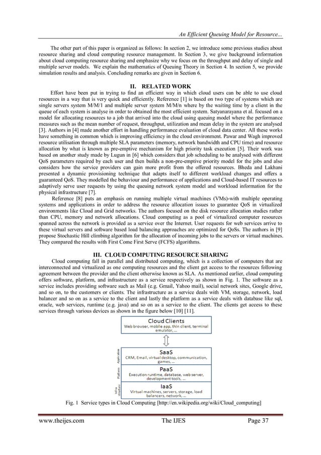 An Efficient Queuing Model for Resource Sharing in Cloud Computing | PDF