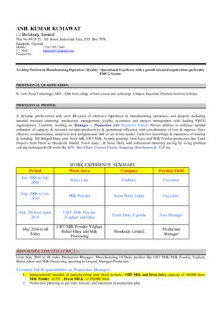 CV ANIL KUMAWAT | DOCX