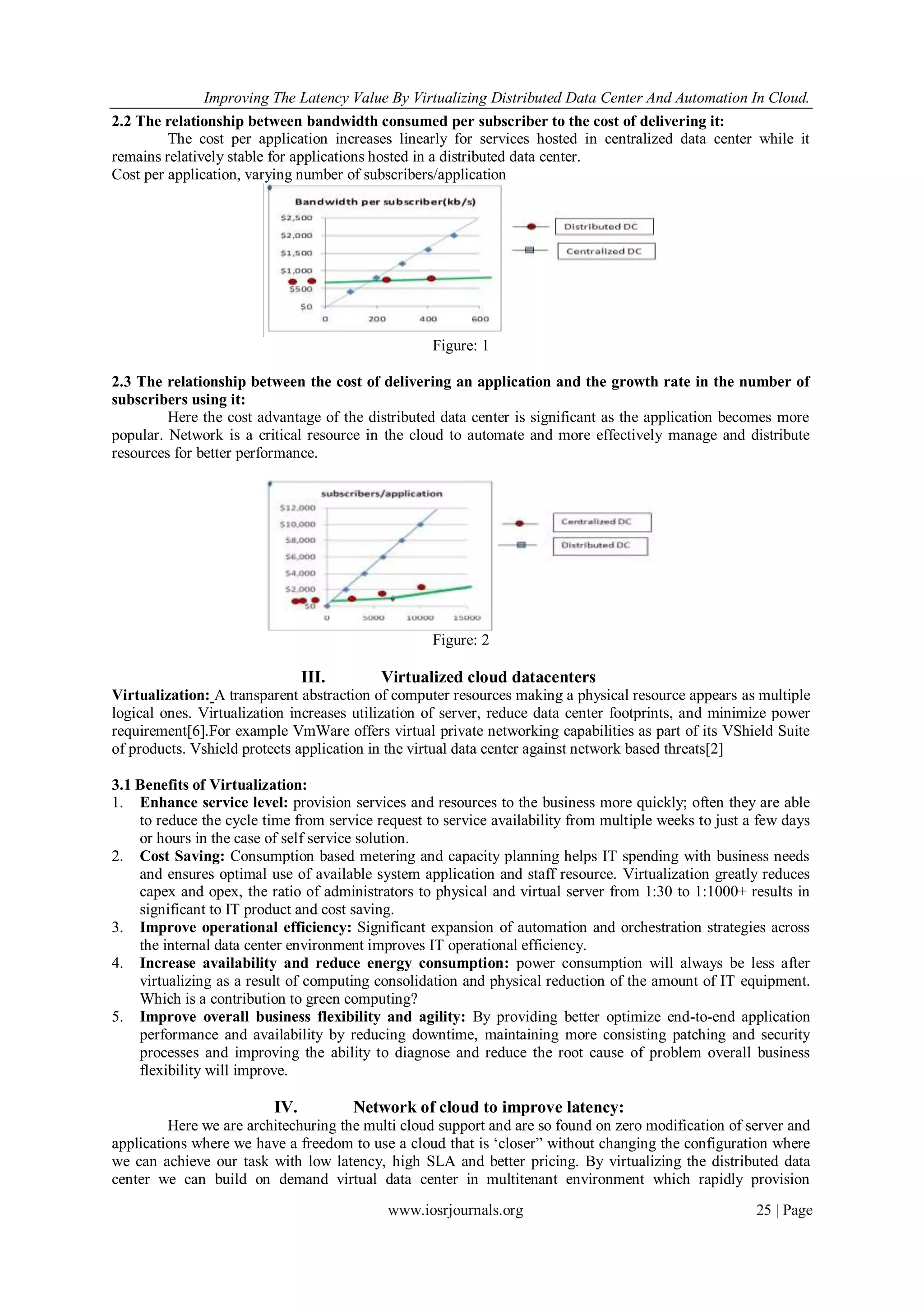 Improving The Latency Value By Virtualizing Distributed Data Center And Automation In Cloud Pdf