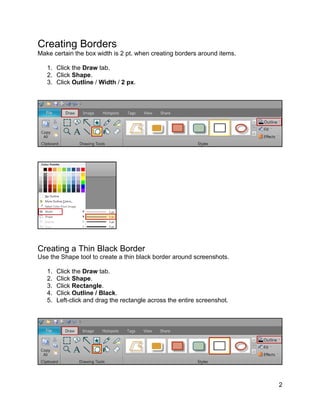 SnagIt Job Aid | PDF