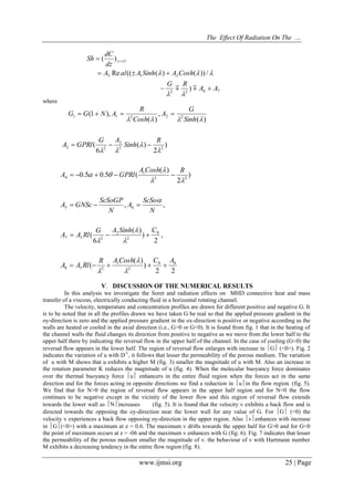 The Effect of Radiation on the Convective Heat and Mass Transfer Flow ...