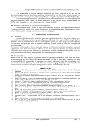 Design and Evaluation of Gravity-Fed Perforated Tube Drip Irrigation ...
