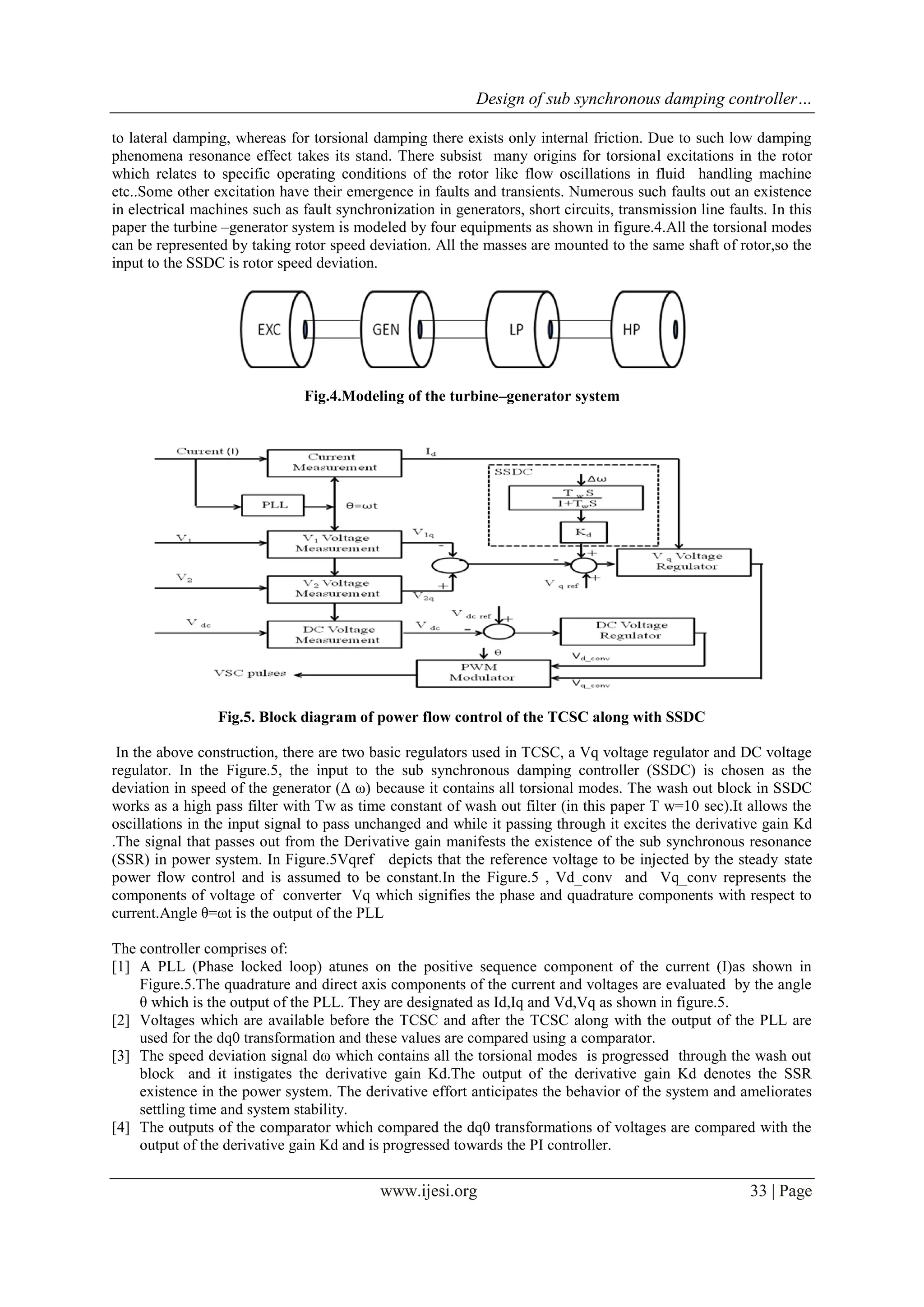 Design Of Sub Synchronous Damping Controller (SSDC) For TCSC To Improve Power System Stability ...