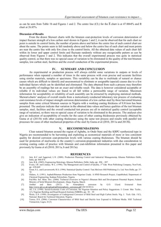 Experimental assessment of bitumen coat-resistance to impact strength ...