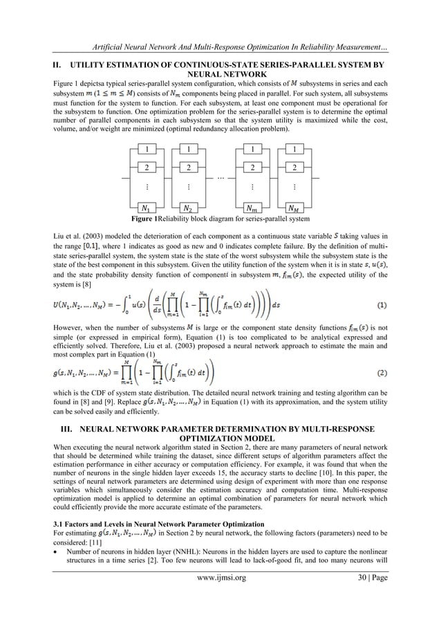 Artificial Neural Network And Multi Response Optimization In Reliability Measurement