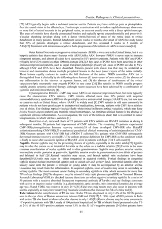 Uveitis: Pathogenesis, Clinical presentations and Treatment | PDF