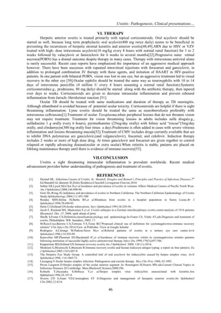 Uveitis: Pathogenesis, Clinical presentations and Treatment | PDF