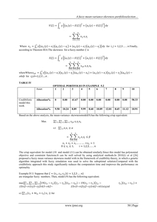 A Fuzzy Mean-Variance-Skewness Portfolioselection Problem. | PDF