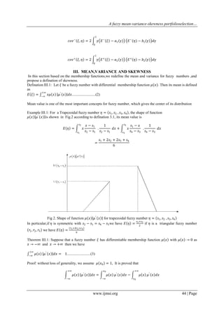 A Fuzzy Mean-Variance-Skewness Portfolioselection Problem. | PDF