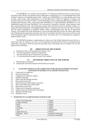 Mahatma Gandhi National Rural Employment Guarantee (Mgnreg) Scheme For ...