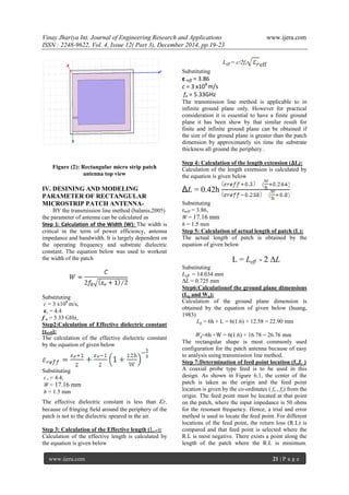Design and Improved Performance of Rectangular Micro strip Patch Antenna for C Band Application ...