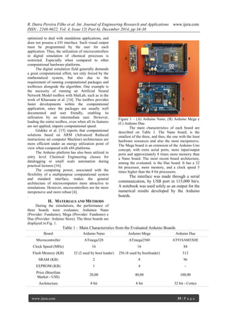 Dynamic Simulation of Chemical Kinetics in Microcontroller | PDF
