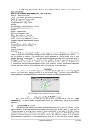 A Novel Routing Algorithm for Wireless Sensor Network Using Particle Swarm Optimization. | PDF