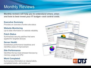 DTS Services | PPTX | IT and Internet Support | Internet