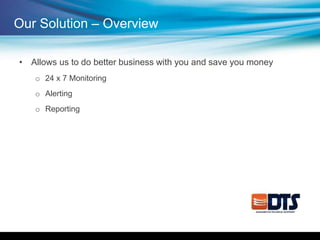 DTS Services | PPTX | IT and Internet Support | Internet