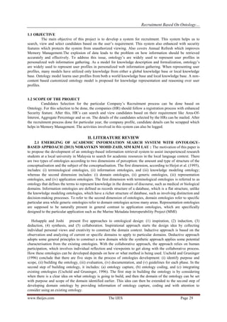 Recruitment Based On Ontology with Enhanced Security Features | PDF | Databases | Computer ...