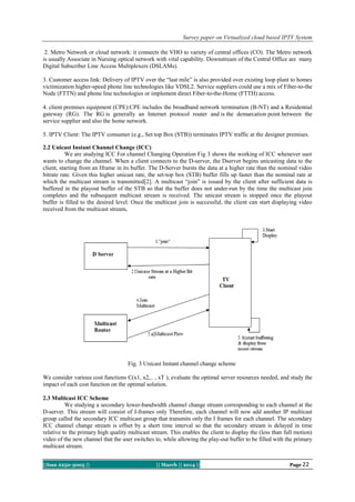 Survey paper on Virtualized cloud based IPTV System | PDF